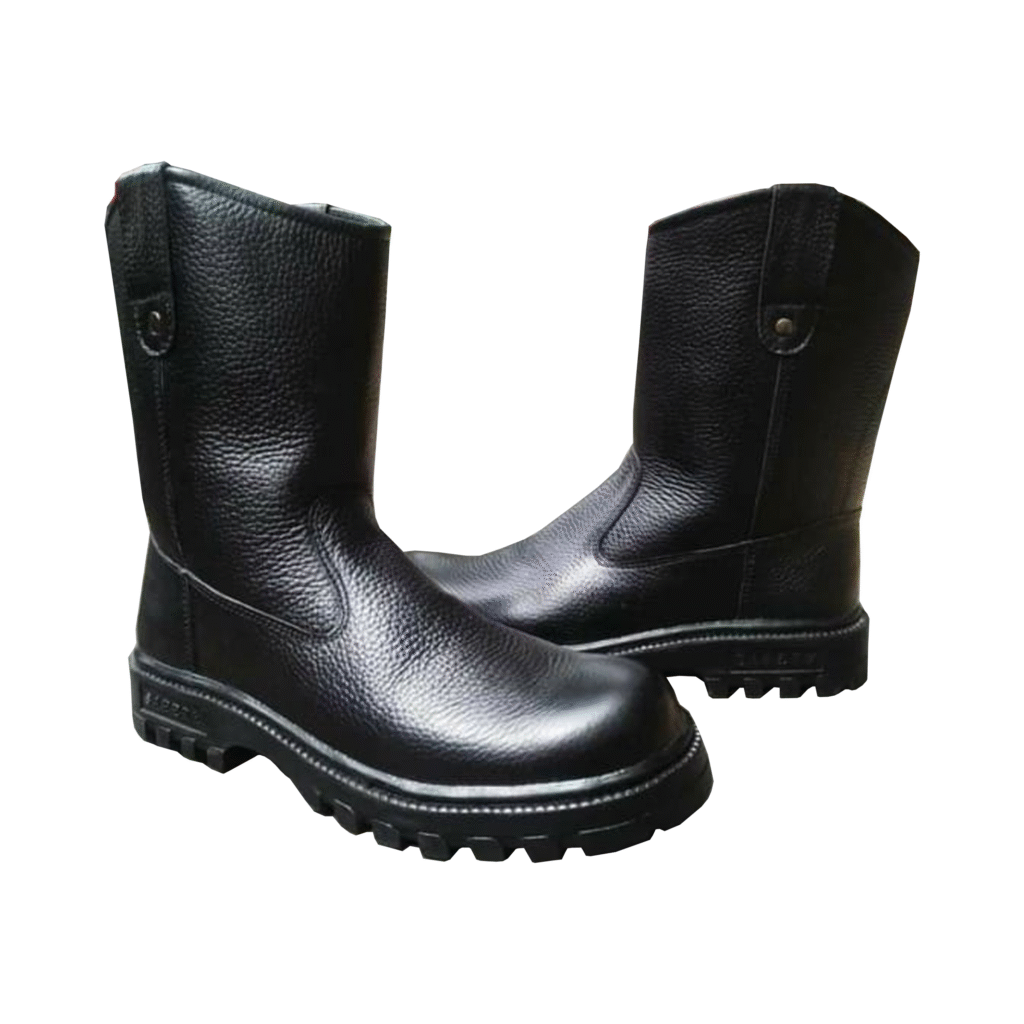 Sepatu Safety Lodong Hitam - Grosir Sepatu PDL, PDH, Safety Boots