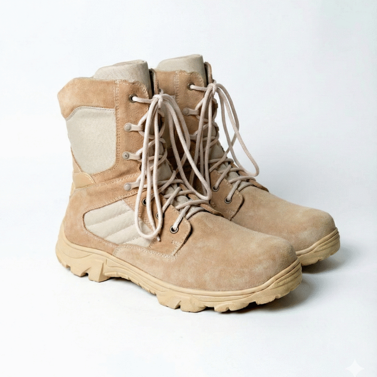 SEPATU PDL TACTICAL CREAM - Grosir Sepatu PDL, PDH, Safety Boots